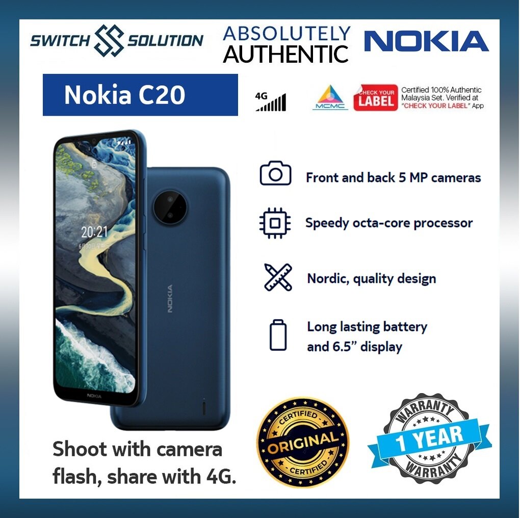 Nokia C20 Price in Malaysia & Specs - RM349 | TechNave