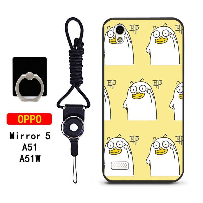 กรณีโทรศัพท์สำหรับOPPOกระจก 5 OPPO A51W Oppo A51F OPPO A51/A51Tซิลิโคน ...