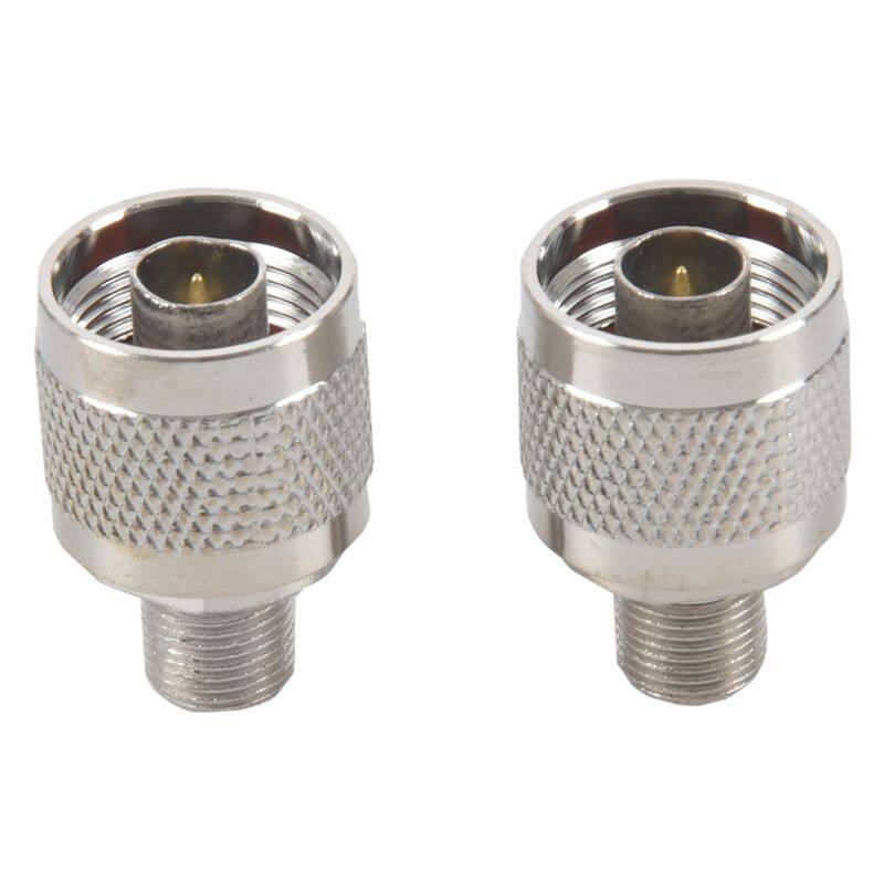 2pcs N Type male plug to F female RF coaxial adapter connector for ...