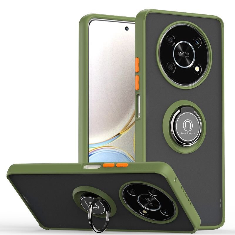 เคสโทรศัพท์ RMO-NX1แบบมีห่วงเคสสำหรับ Honor X9A เคสฝาหลังผิวด้านโปร่งใส ...