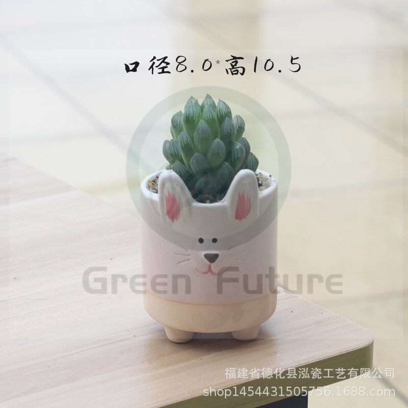【READY TO STOCK】 Succulent Pot Cactus Pot Ceramic Pot Zakka Minimalism ...