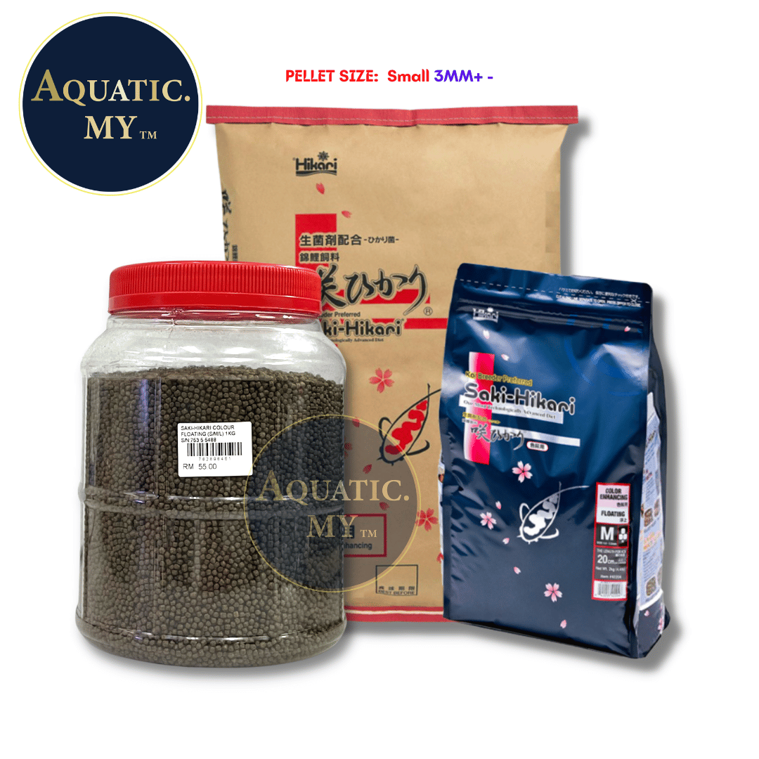 Saki-Hikari Colour Floating Koi Food (500g/1kg) Hikari Color Floating ...