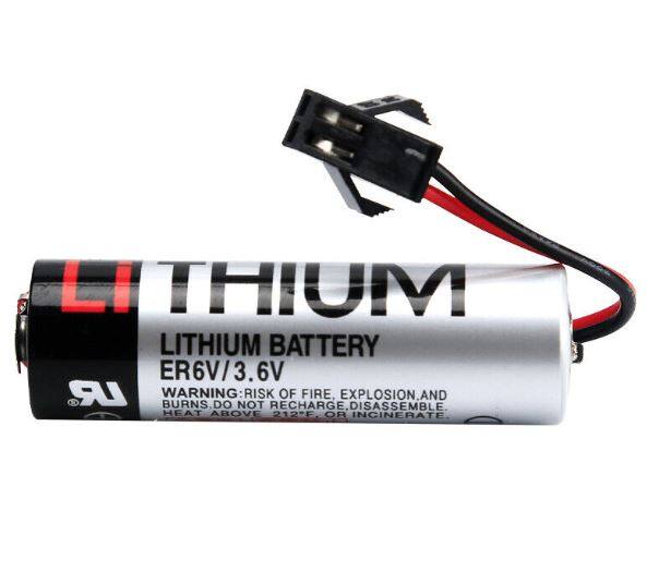 100% Original TOSHIBA ER6V 3.6V 2400mAh PLC Lithium Battery With Plug ...