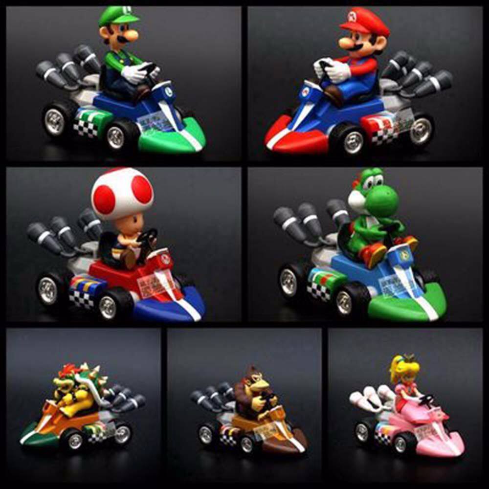 JOY TOY Racer โมเดลรถยนต์ของขวัญเด็ก Luigi หุ่นรูปร่างลิงของเล่นโมเดลรถ ...