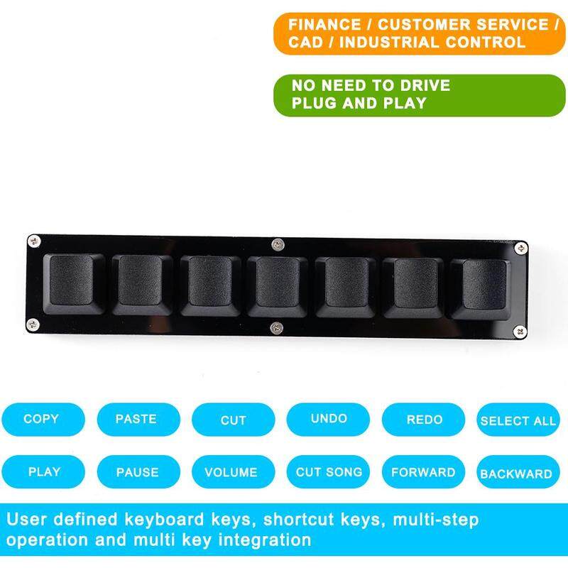 Macro Custom Keyboard 2/3/4/5/6/7/8/9/12/16/24 Keys Photoshop Gaming ...