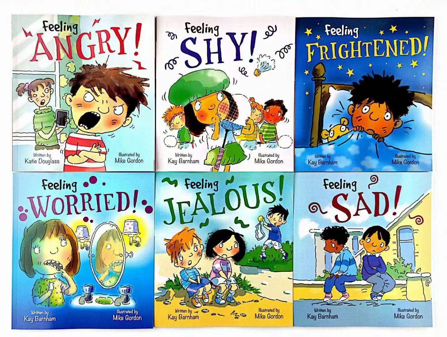 Feelings and Emotions Collection 6 Books Set (Feeling Sad, Jealous ...