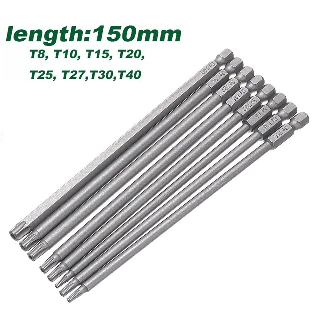 (fast Shipping)1PC Magnetic Torx Screwdriver Bit 150mm Long T8,T10,T15 ...