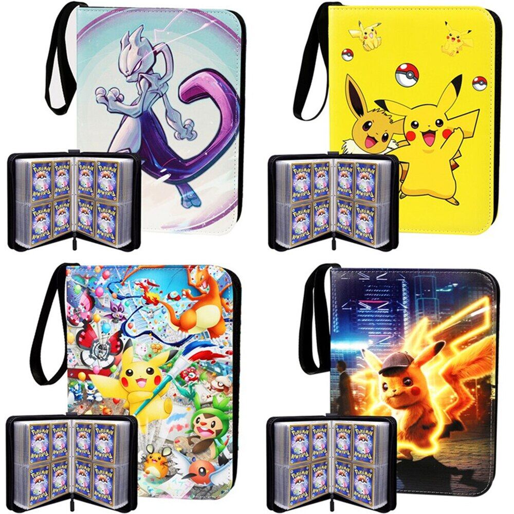 Can Hold 200-400Pcs Cards Holder Album Pokemon Box Gx Francaise Card ...