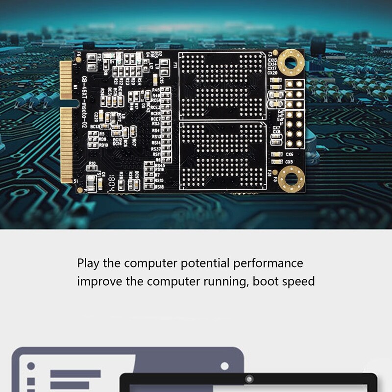 MSATA SSD Mini SATA3 Internal Solid State Drive Hard Disk for Laptop ...