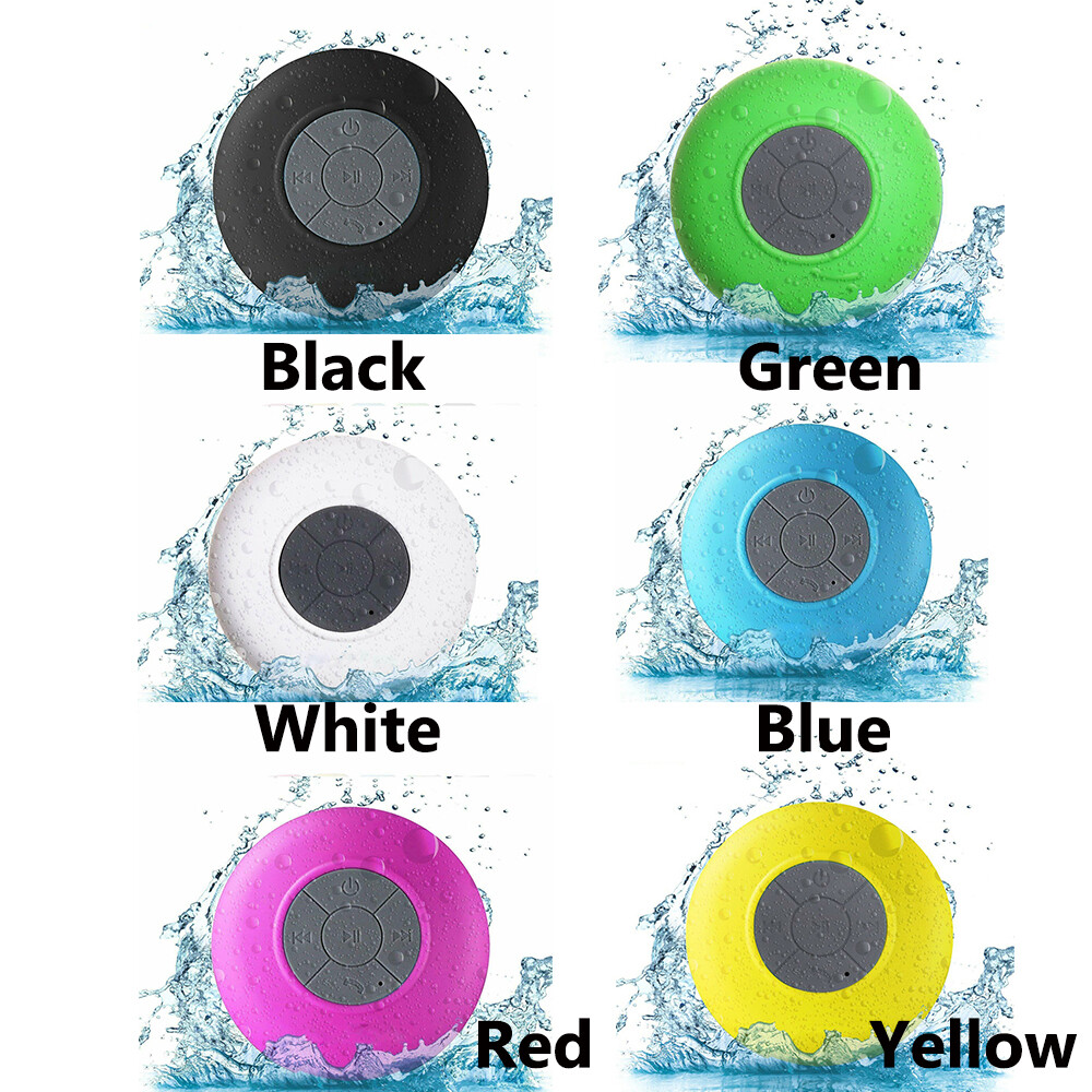 JUNGLEPIA Bathroom Handsfree Suction Mic Wireless Shower Speaker ...