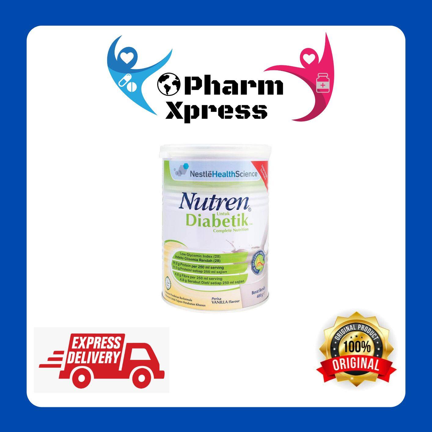 Nestle Nutren Diabetic Complete Nutrition (400g) | Lazada