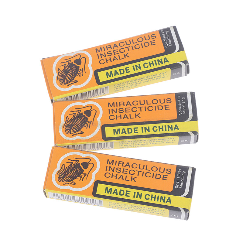 【qushaigao】3Box Pest Control Magic Pen Chalk Medicine Insecticide ...
