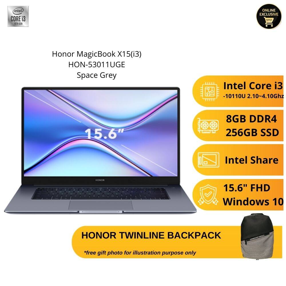 Honor MagicBook X15 | i3-10110U | 8GB RAM | 256GB /// 8GB | 512GB SSD ...