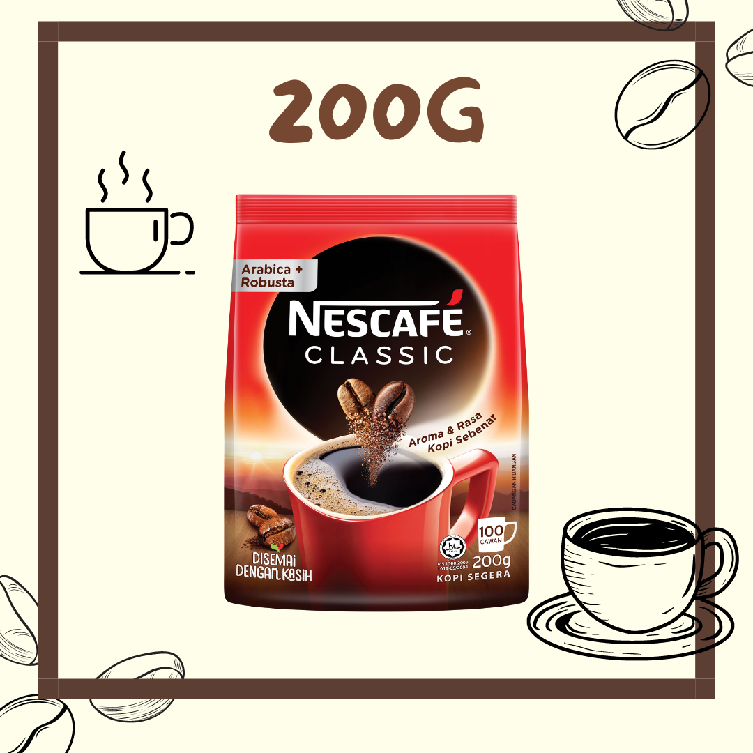 Nescafe Classic Refill Pack 50g /100g / 200g | Lazada