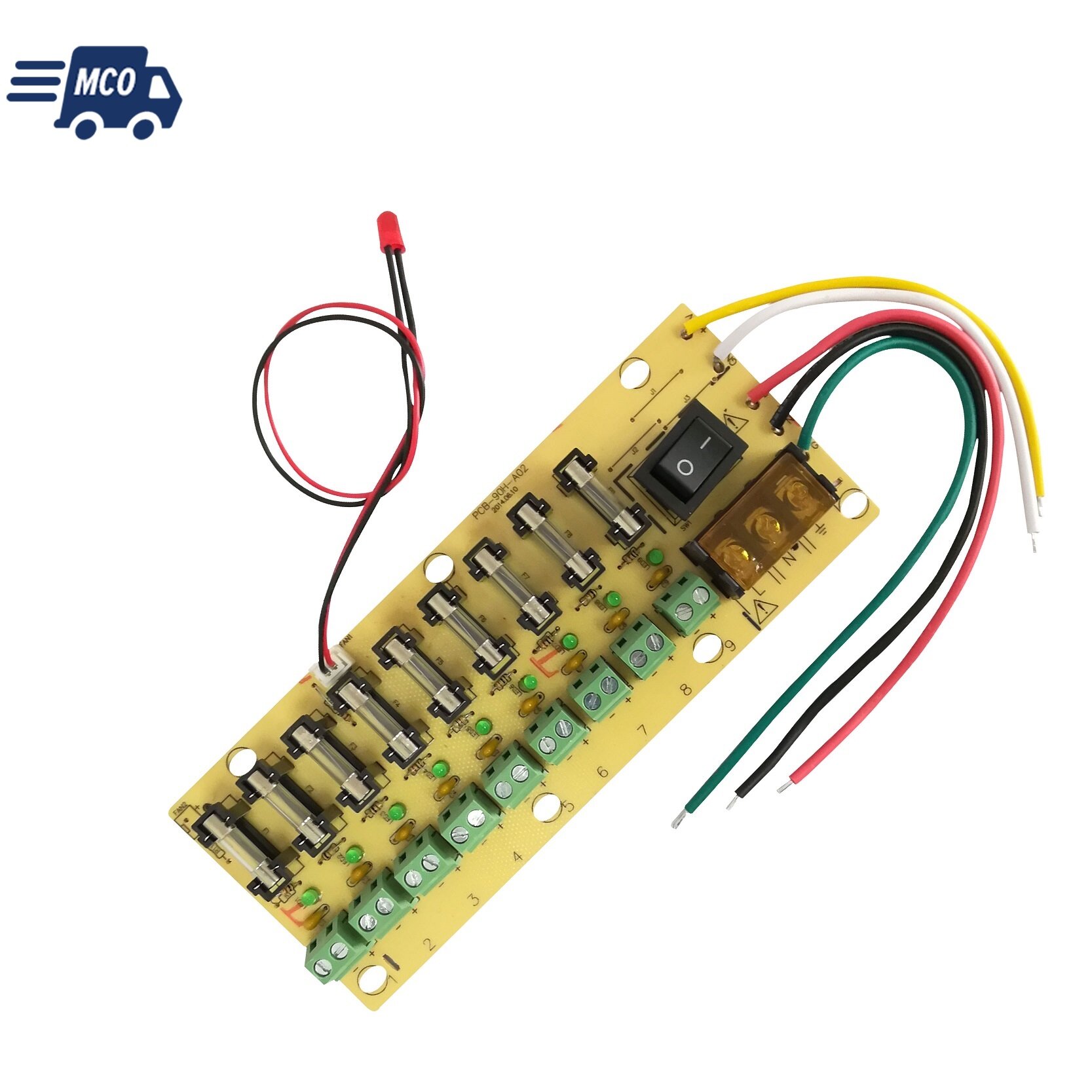 9 ways board cctv led light power supply circuit board camera electric ...