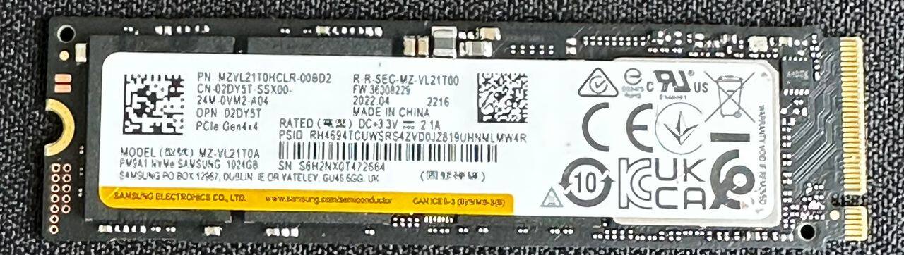 SAMSUNG PM9A1 1TB 512GB PCIe 4.0 NVME M2 SSD MZVL25120 980 PRO READ ...