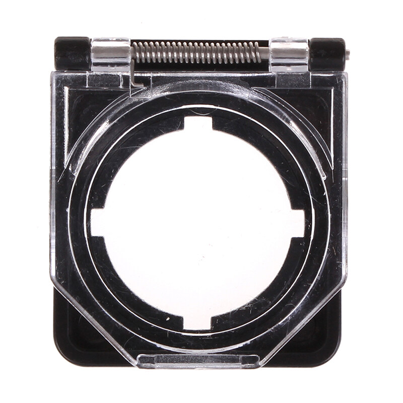 Black 22mm clear plastic push button switch guard protector - Verona-cp ...