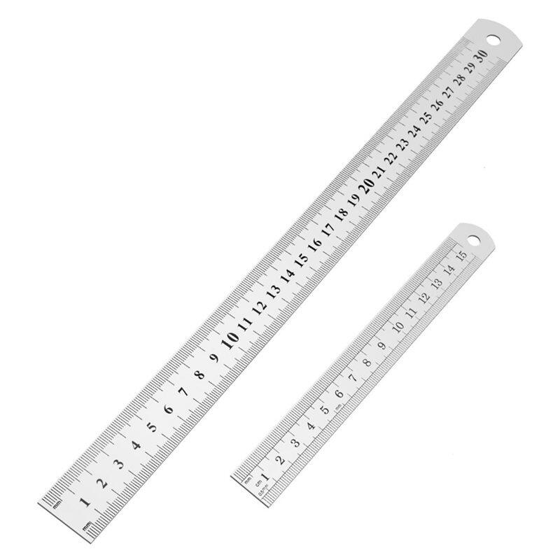 Stainless Steel Ruler 12 Inch 6 Inch Metal Rulers - sillyshuai - ThaiPick
