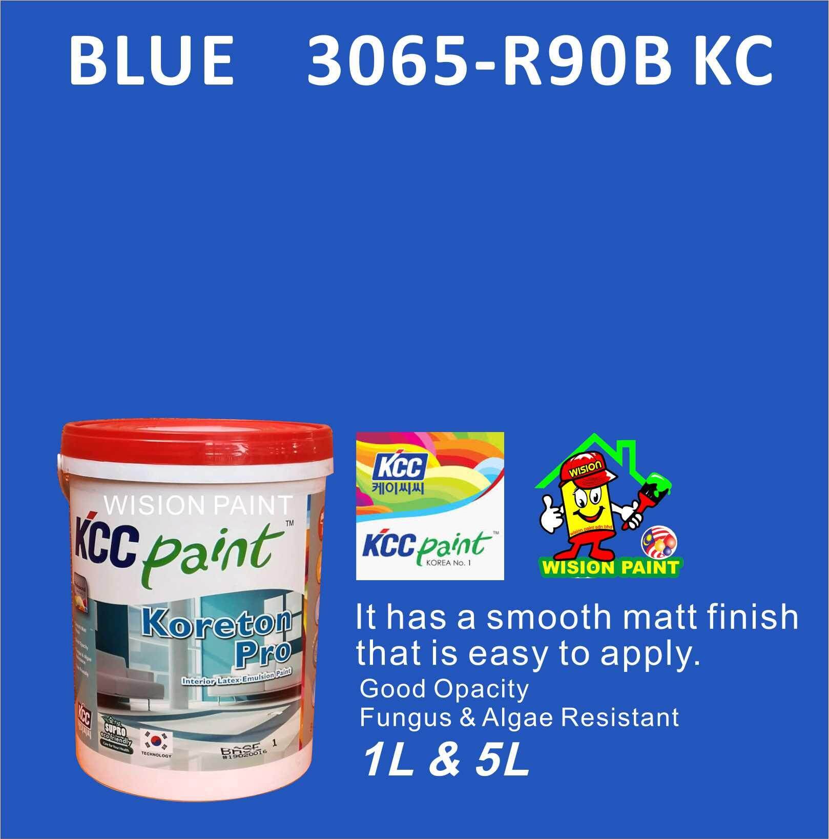 BLUE 3065-R90B KC ( 1L or 5L ) KCC PAINT INTERIOR KORETON PRO ...