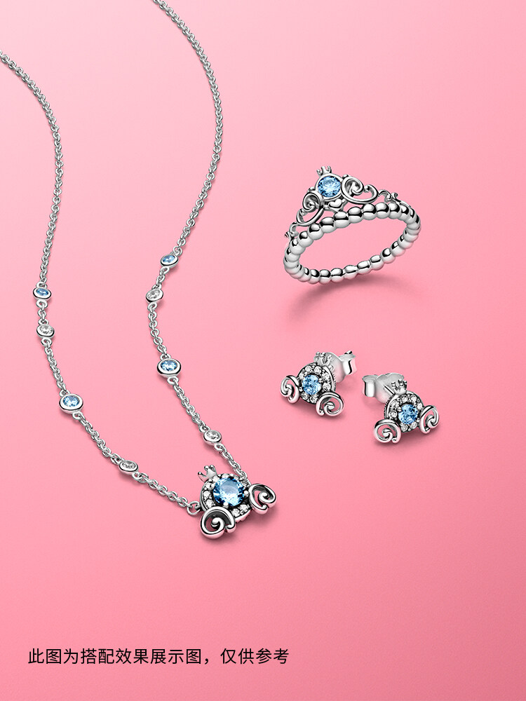 Pandoraˉ Stud earrings PandoraˉDisney Series CinderellaˉPumpkin ...