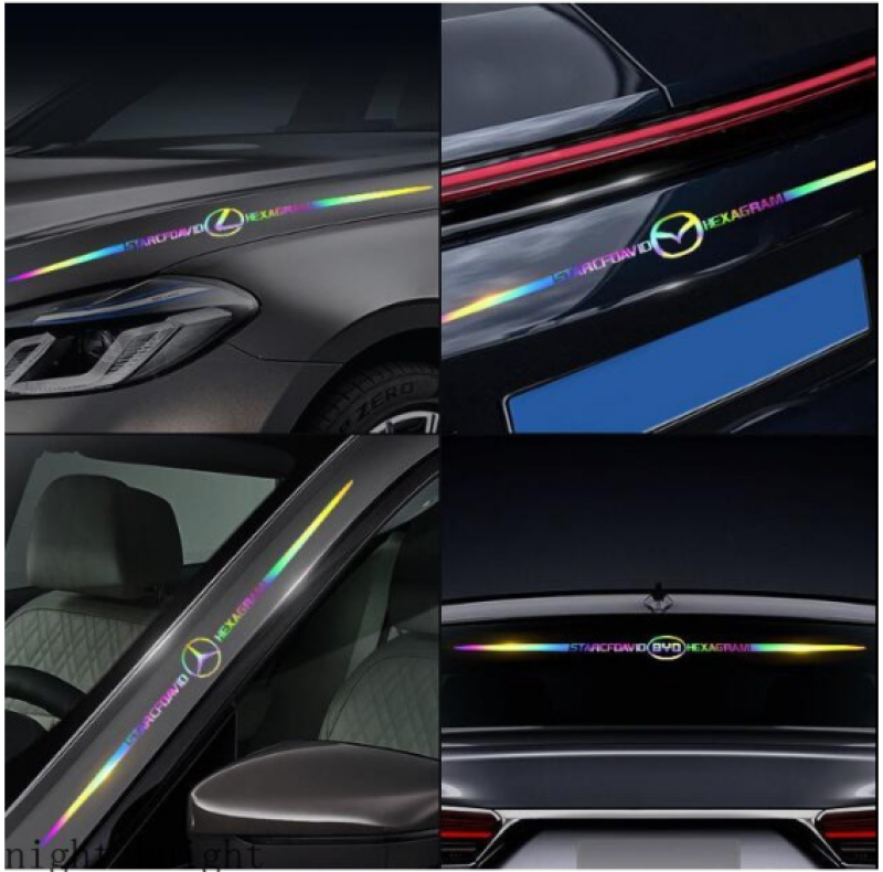 Colorful modified car body decoration sticker fuel tank cap sticker ...