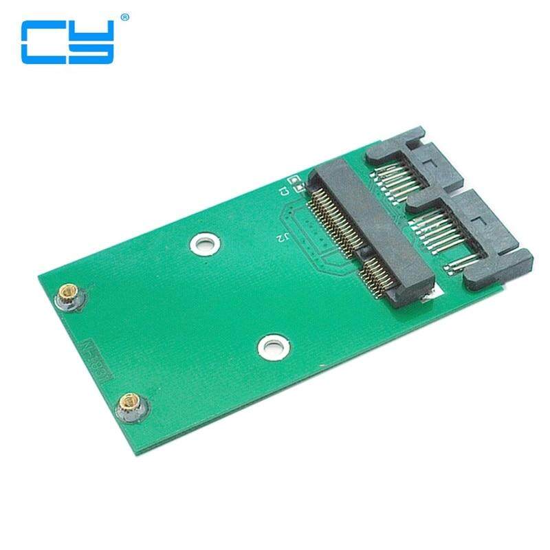 Mini PCI-E Pci Express Pcie MSATA SSD 1.8 "Micro SATA 7 + 9 16pin อะแดป ...