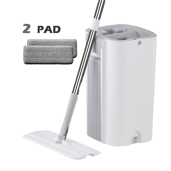 2in1Luxury Slim Mop Self-Wash and Squeeze Dry Flat Mop with Bucket | Lazada