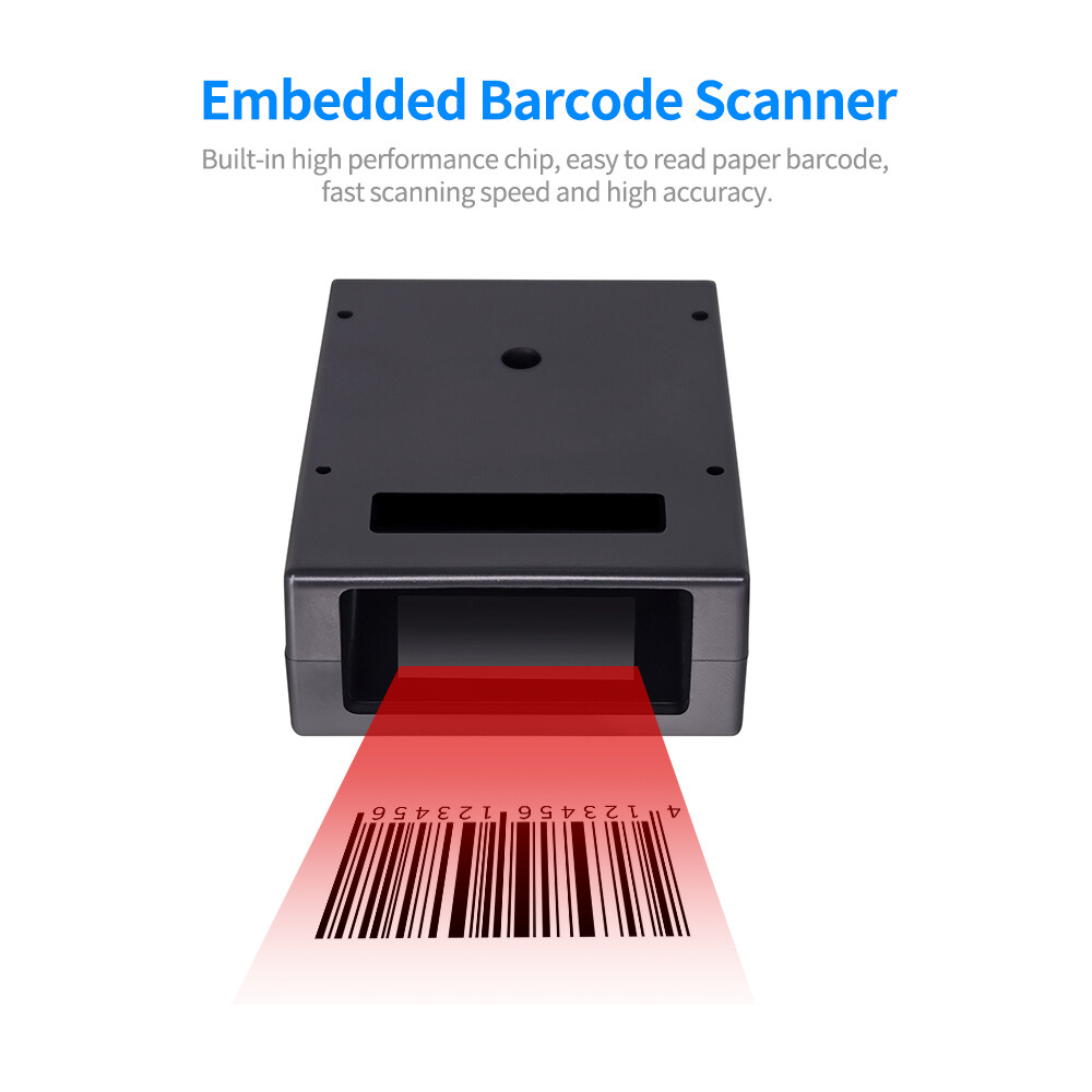 Aibecy Mini Embedded Barcode Scanner Self-Induction One Dimensional(1D ...