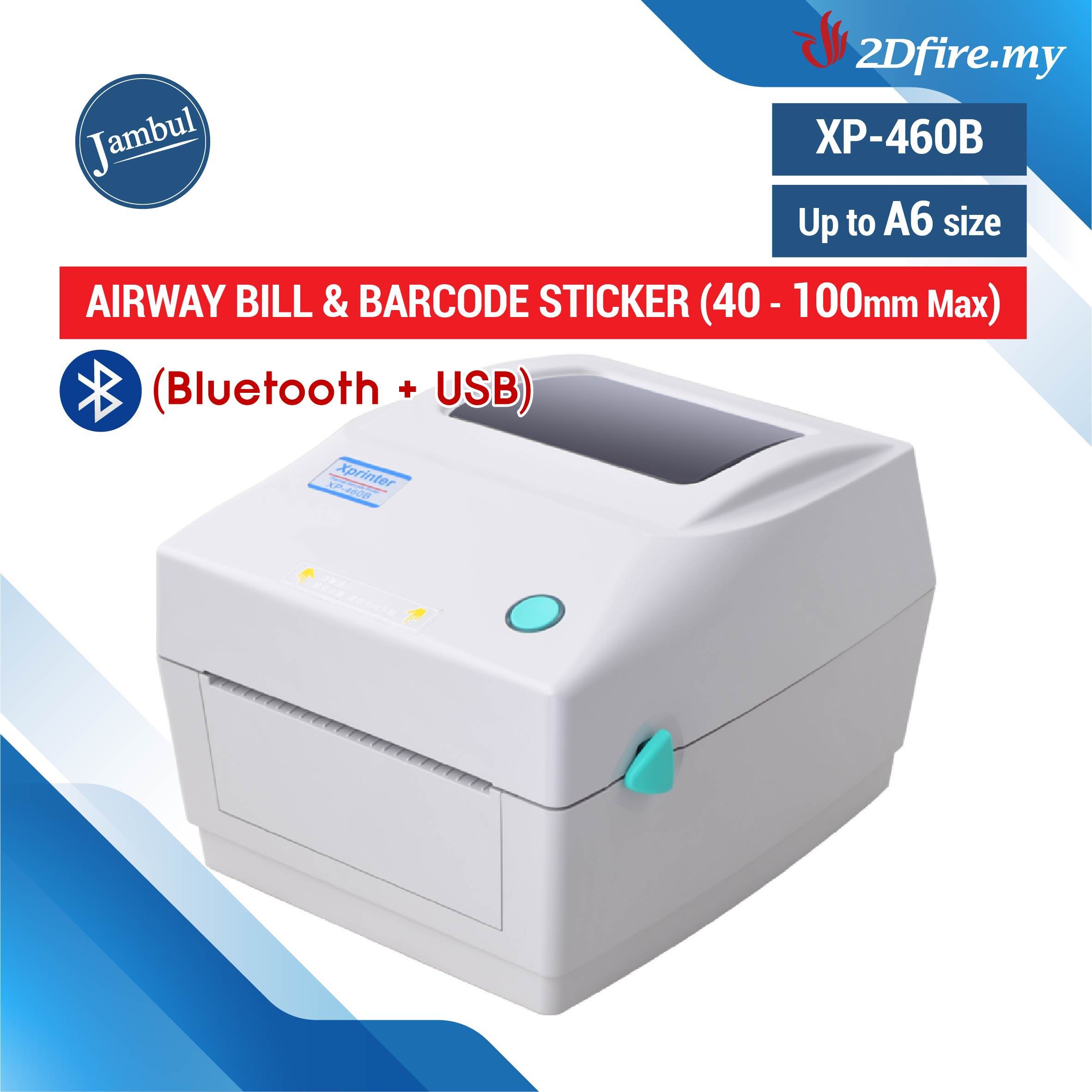USB A6 Courier Paper Barcode One Side Thermal Printer AWB Waybill ...