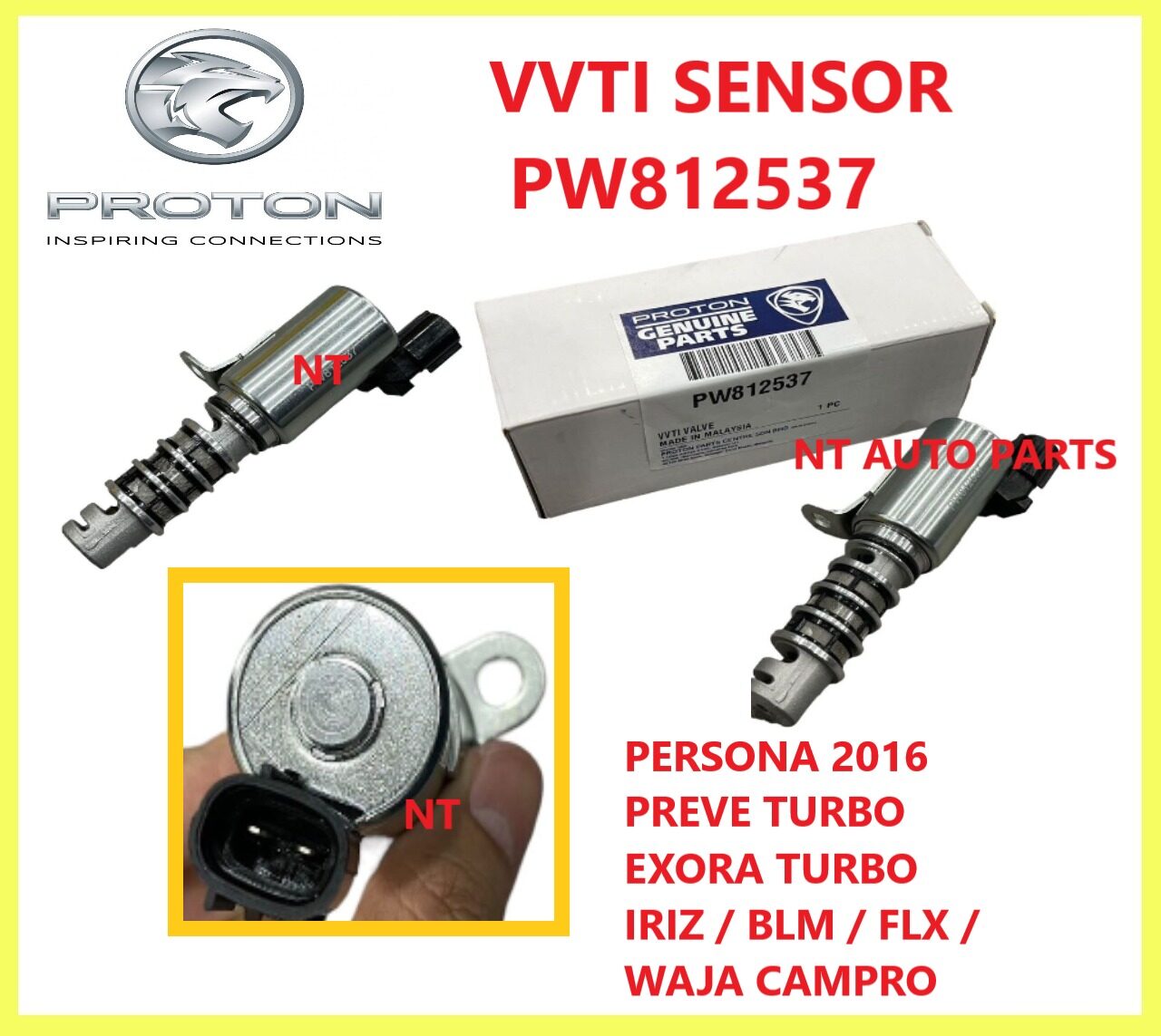 100% GENUINE PROTON VVTI SENSOR PW812537 PROTON EXORA BOLD / PREVE VVTI ...