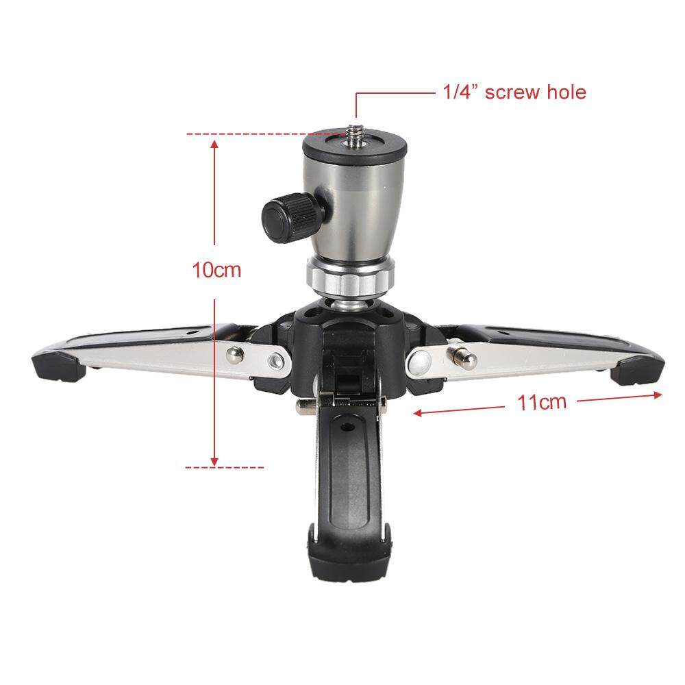 Portable 1/4" Screw 3 Legs 3 Feet Tripod Monopod Unipod Base Stand ...