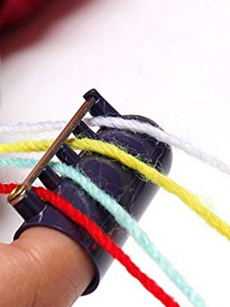 เครื่องถักเข็มถักThimble Braided Knuckle Jacquard Assistantเครื่องมือ ...