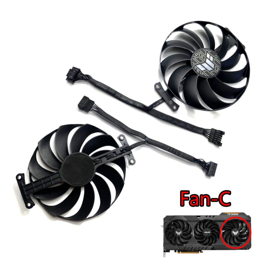 พัดลมจีพียู RX6800XT CF1010U12D FDC10U12D9-C ของแท้ใหม่สำหรับ ASUS TUF ...