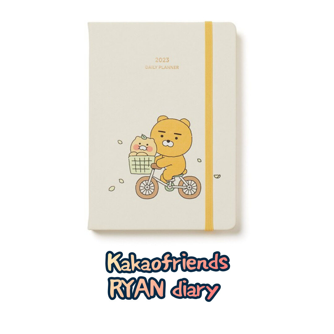 [Kakao Friends] 2023 diary Ryan, Apeach Diary Daily Planner Set ...