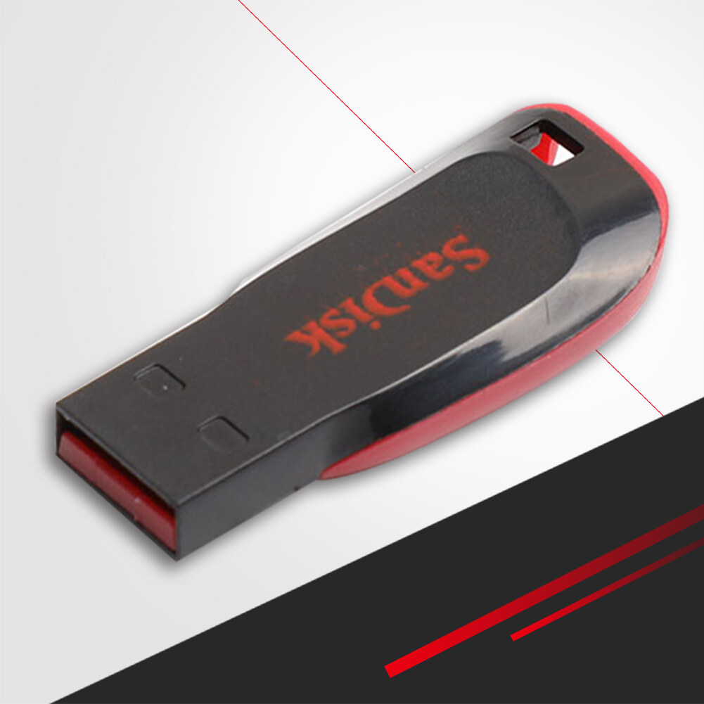 USB แฟลชไดรฟ์ Cruzer Blade U Disk 2T MINI PEN drive USB 2.0 Flash ...