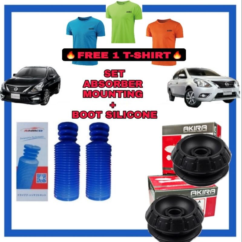 NISSAN ALMERA ABSORBER MOUNTING FRONT AND ABSORBER DUST COVER BOOT ...