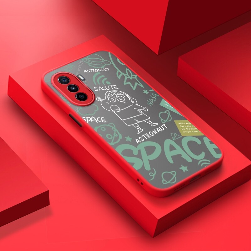 Dienya Ốp Lưng Cho Huawei Nova Y70 Plus Ốp Lưng Trong Suốt Mờ Hình Phi ...