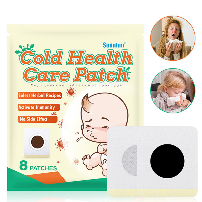 Electronics 8Pcs Cough Relief Patch Herbal Plaster For Relieves Cold ...