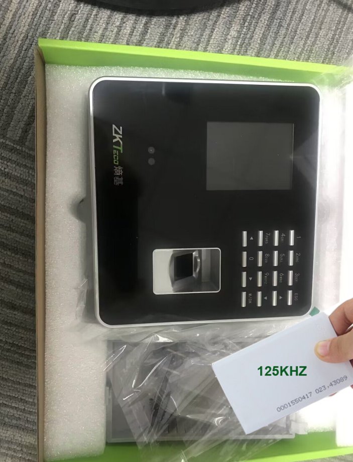 ZK3969 Biometric Face Recognition Fingerprint Time Attendance Machine Office Time Attendance ...