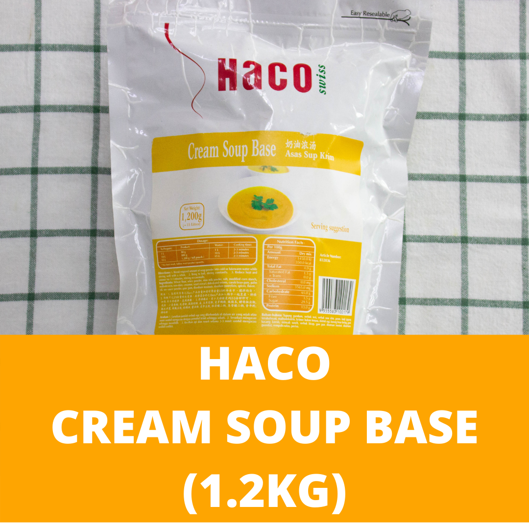 KLANG VALLEY ONLY! HACO Cream Soup Base 1.2kg (sold per pack) LOX ...