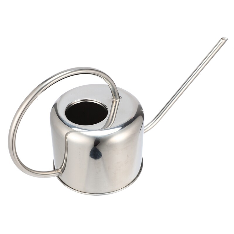 European Gardening Watering Can Pot Stainless Steel 900Ml Household ...