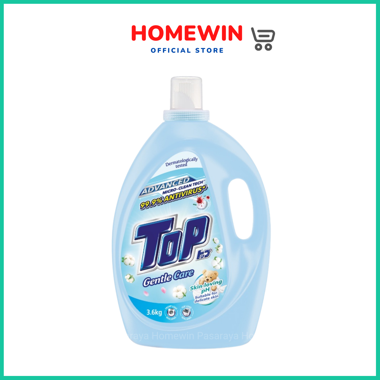 Top Liquid Detergent Gentle Care (3.6kg) | Lazada