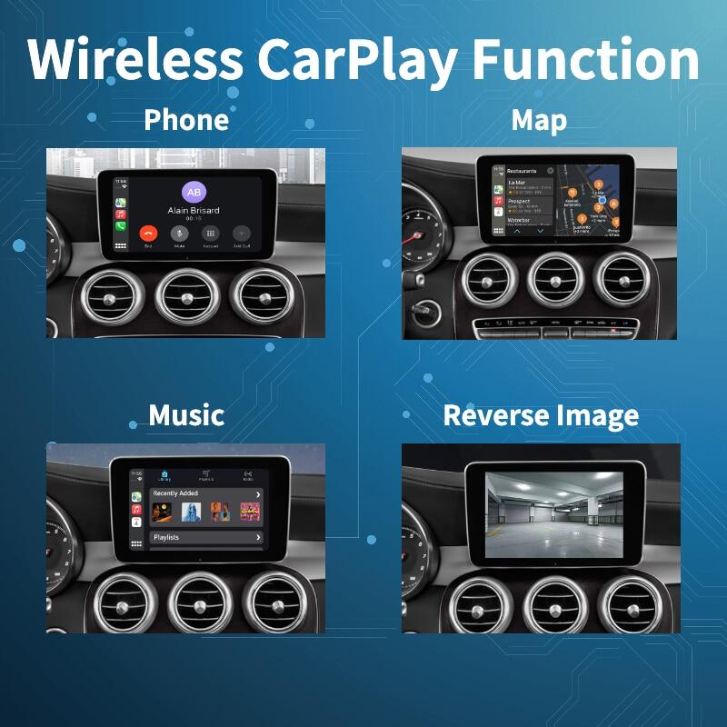 RMTECH Wireless Apple CarPlay NTG 4.5 4.7สำหรับ Mercedes Benz C-Class ...
