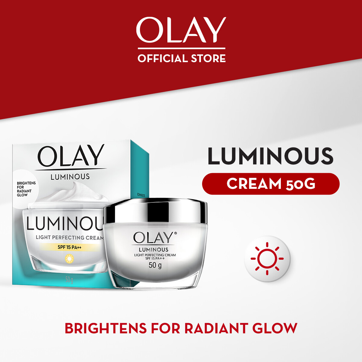 Olay Luminous Light Perfecting Day Cream (SPF 15 PA++) 50 g | Lazada