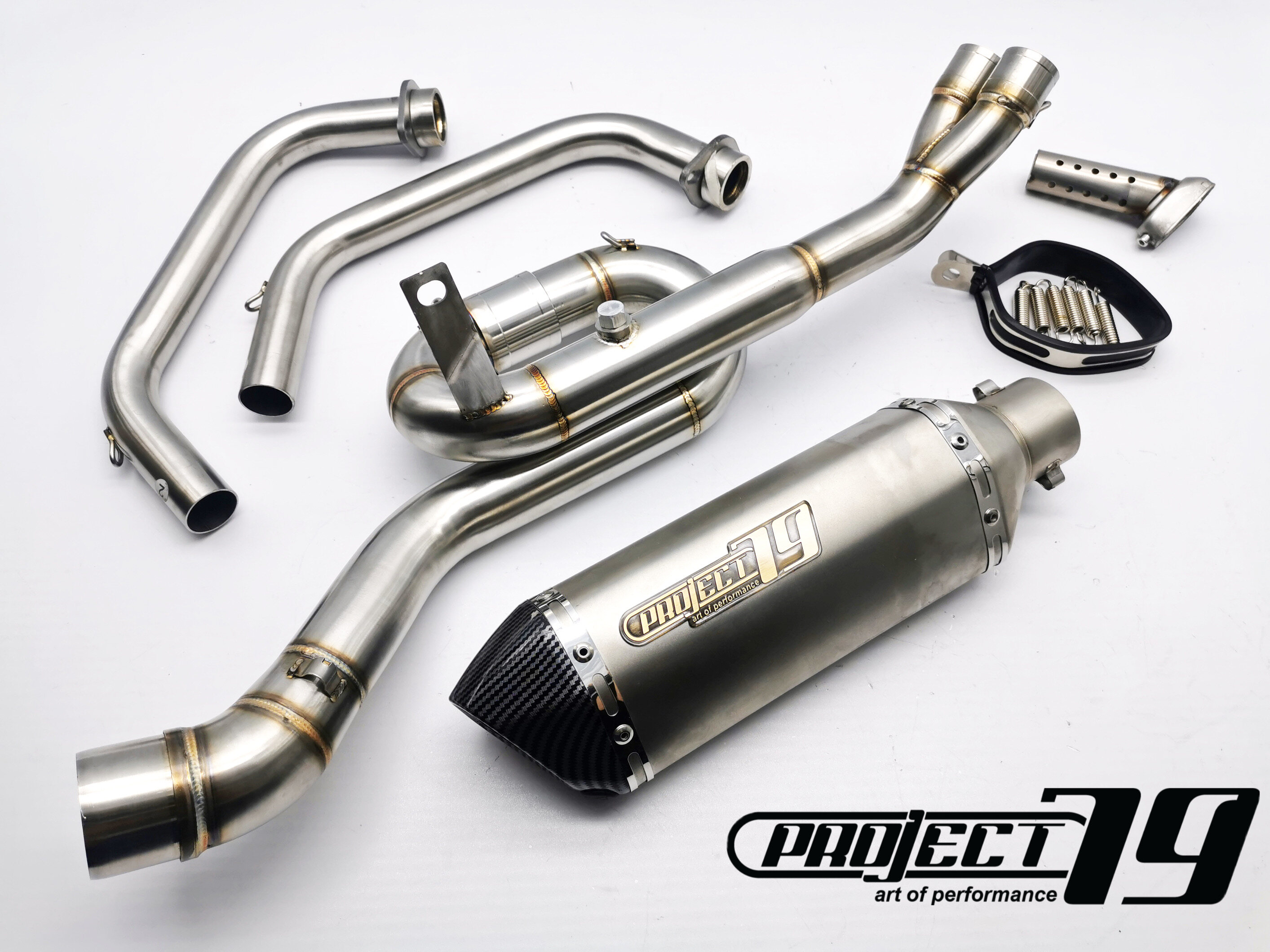 Project79 Exhaust Yamaha R25 MT25 Full System Piping Muffler Stainless ...