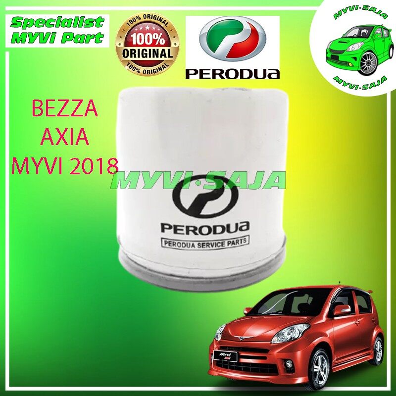 Original Perodua Oil Filter WHITE - Bezza, Axia, New Myvi 2018 -PRESENT ...