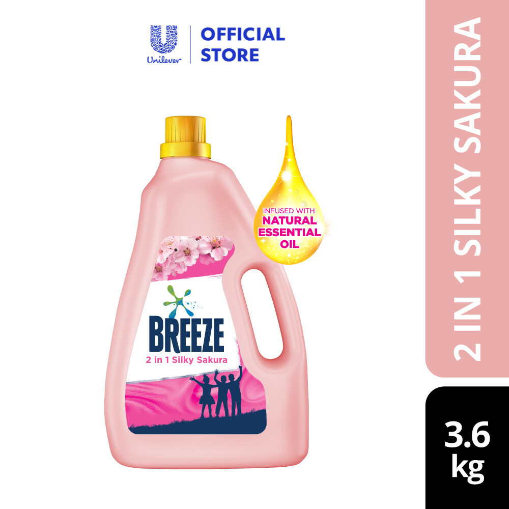 Breeze Liquid Detergent Silky Sakura 3.6kg | Lazada