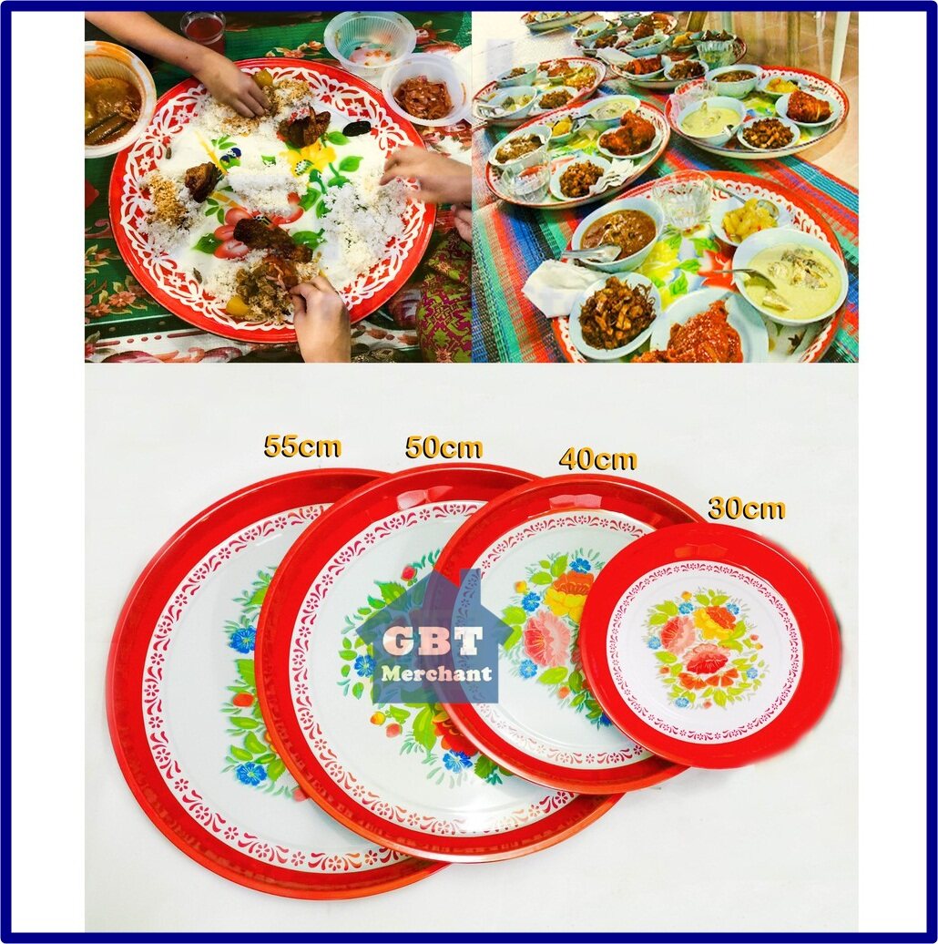 Corrosion resistance Round Metal Tray | Steel Plate | Talam Pisang ...