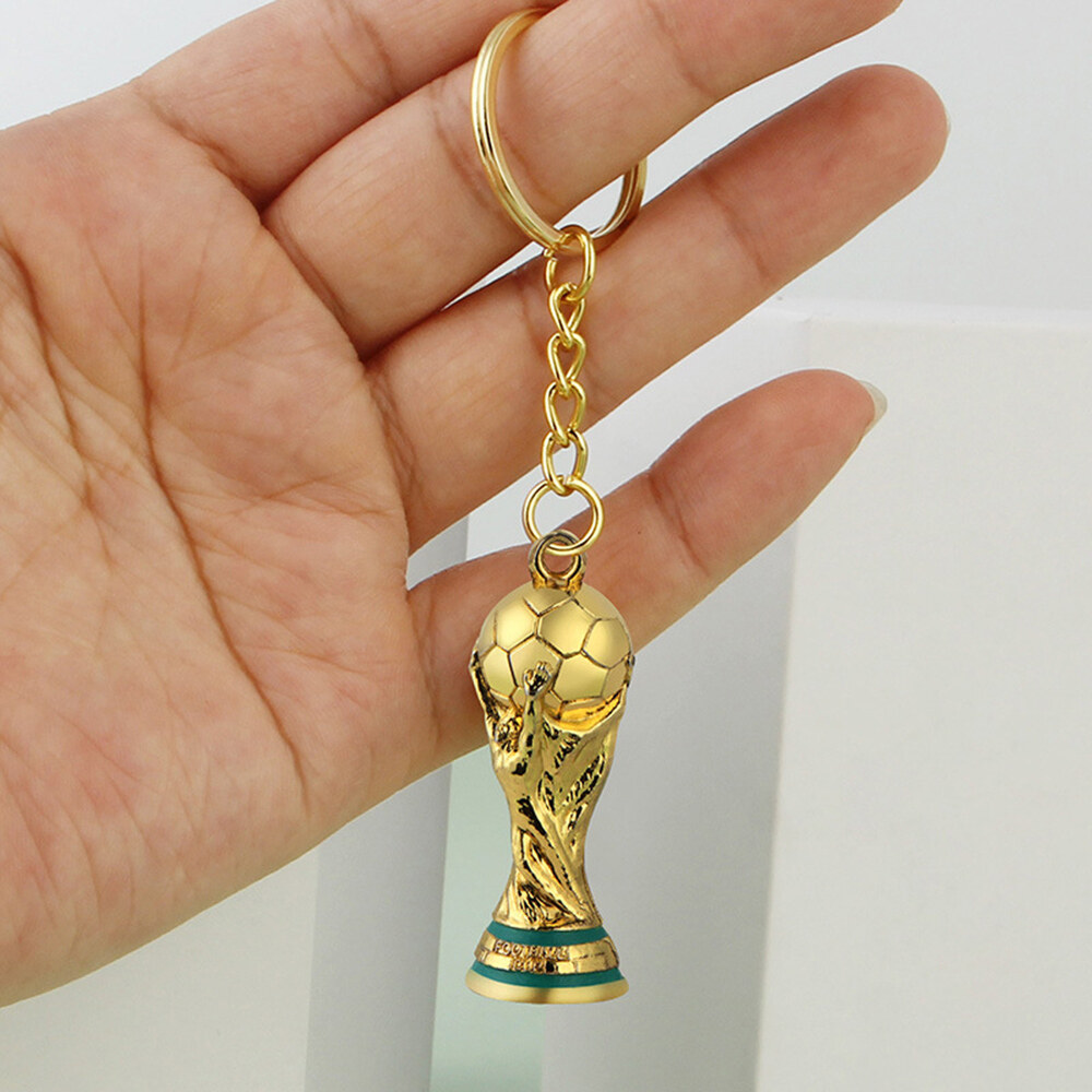 sanhe Qatar World Cup Hercules Cup Trophy Keychain Football Match Souvenirs Fan Supplies | Lazada PH