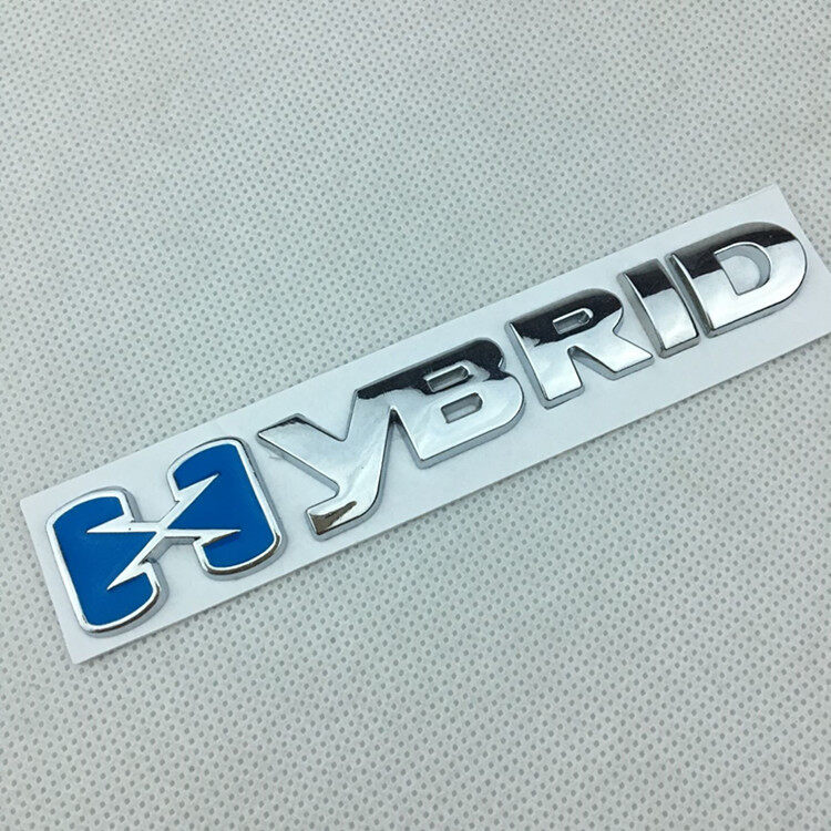 Hybrid letter emblem sticker for Toyota RAV4 Camry Innova Vios Rush ...